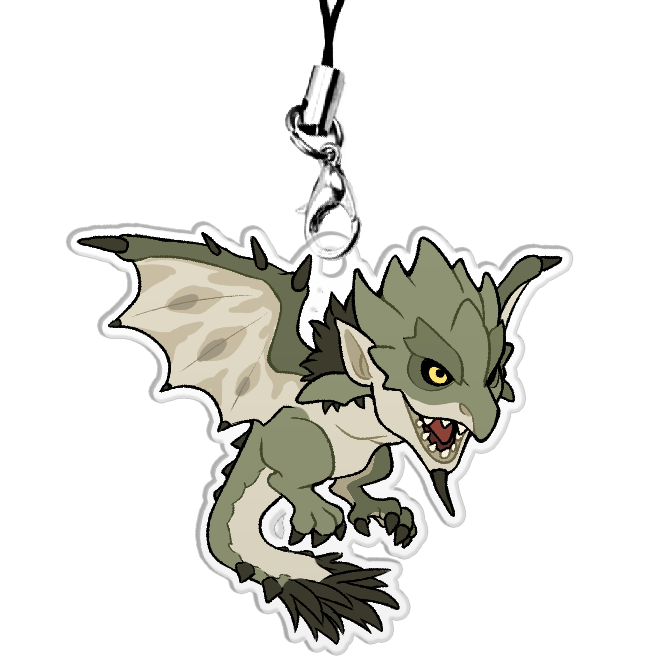 Monster Hunter "Rathian" Charm | Whispyshop
