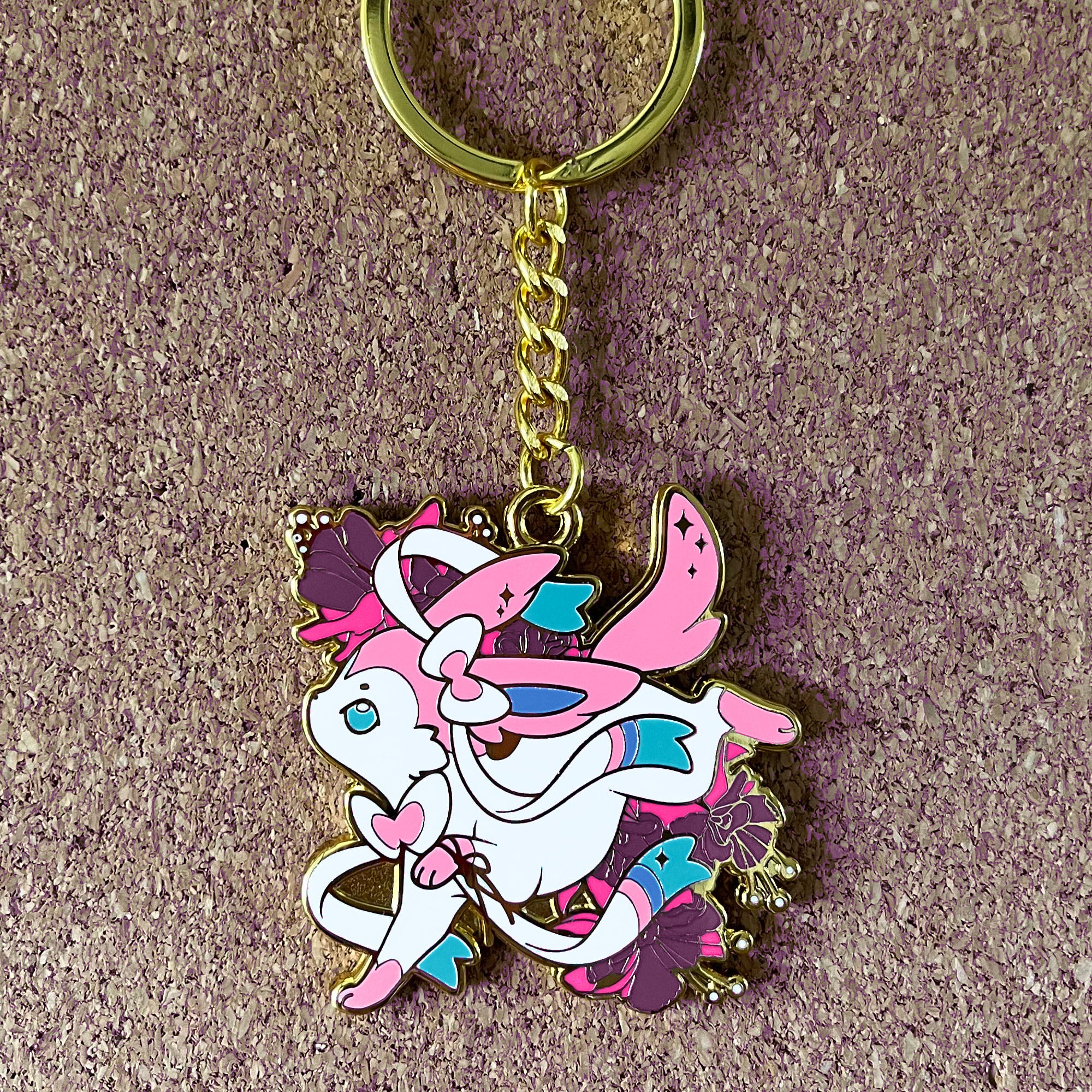 Pokemon "Sylveon" Double Sided Keychain | Whispyshop
